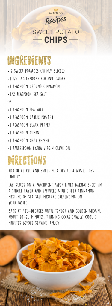 Sweet Potato Chips Danette May