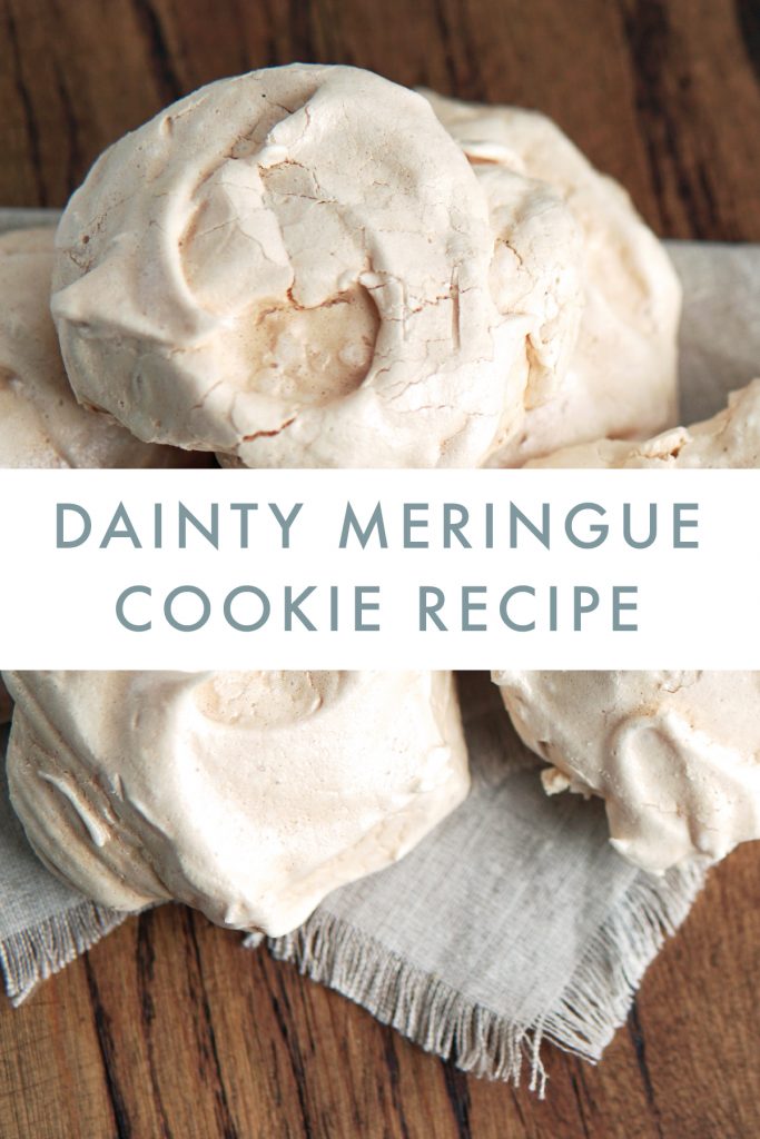 Dainty Meringue Cloud Cookies | Danette May