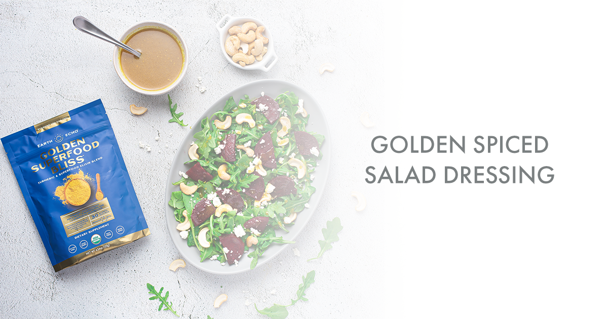 A Flavorful Golden Spiced Salad Dressing For All Your Summer Salad ...